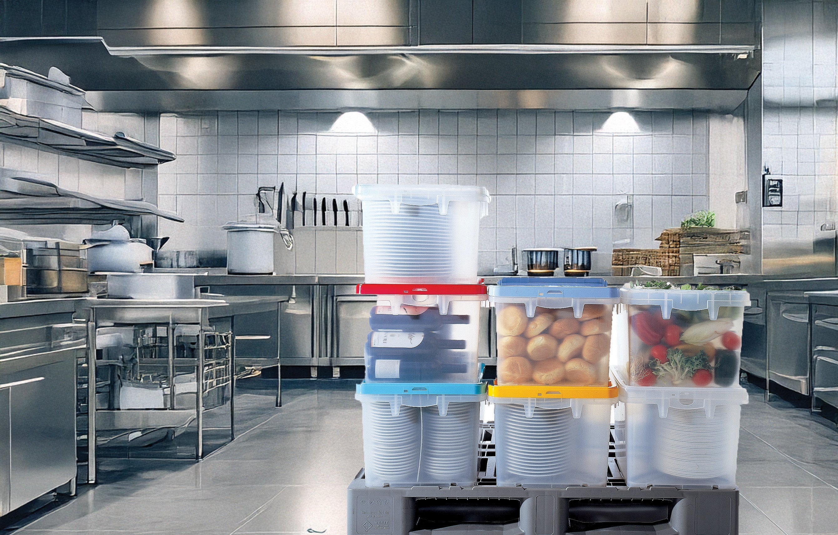 Commercial Food Grade Plastic Crates | Storage Box Shop