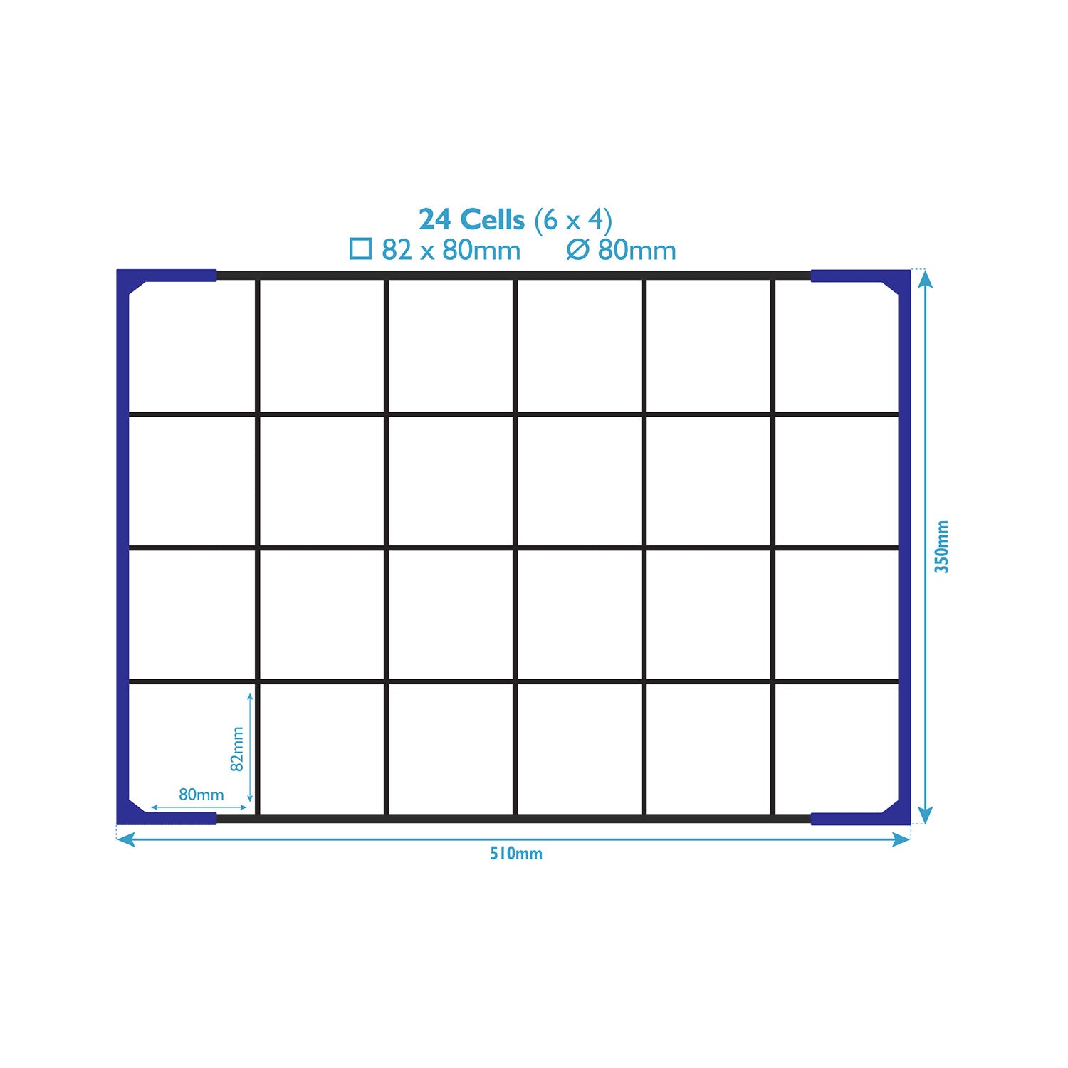Correx Storage Box for Espresso Cups | Storage Box Shop