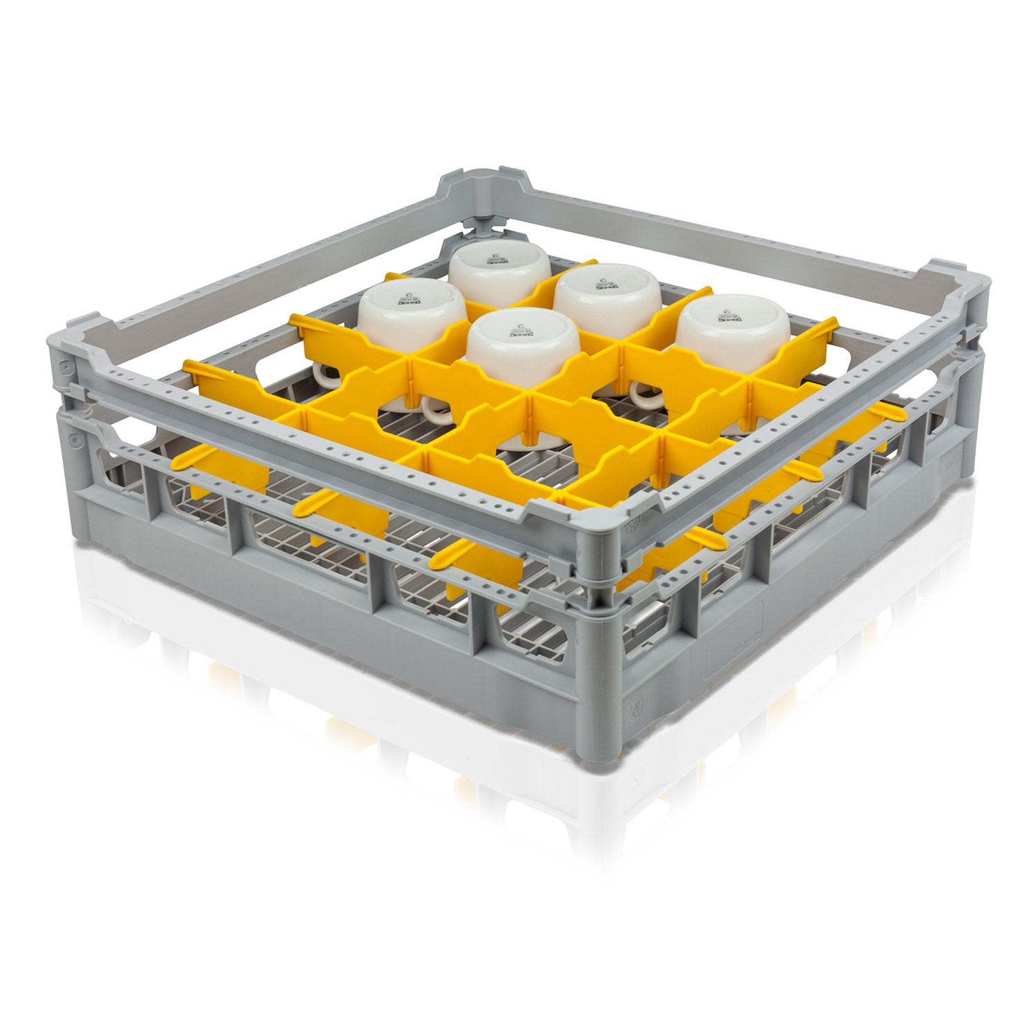 Fries Dishwasher Cup Rack - 16 Cells | Storage Box Shop