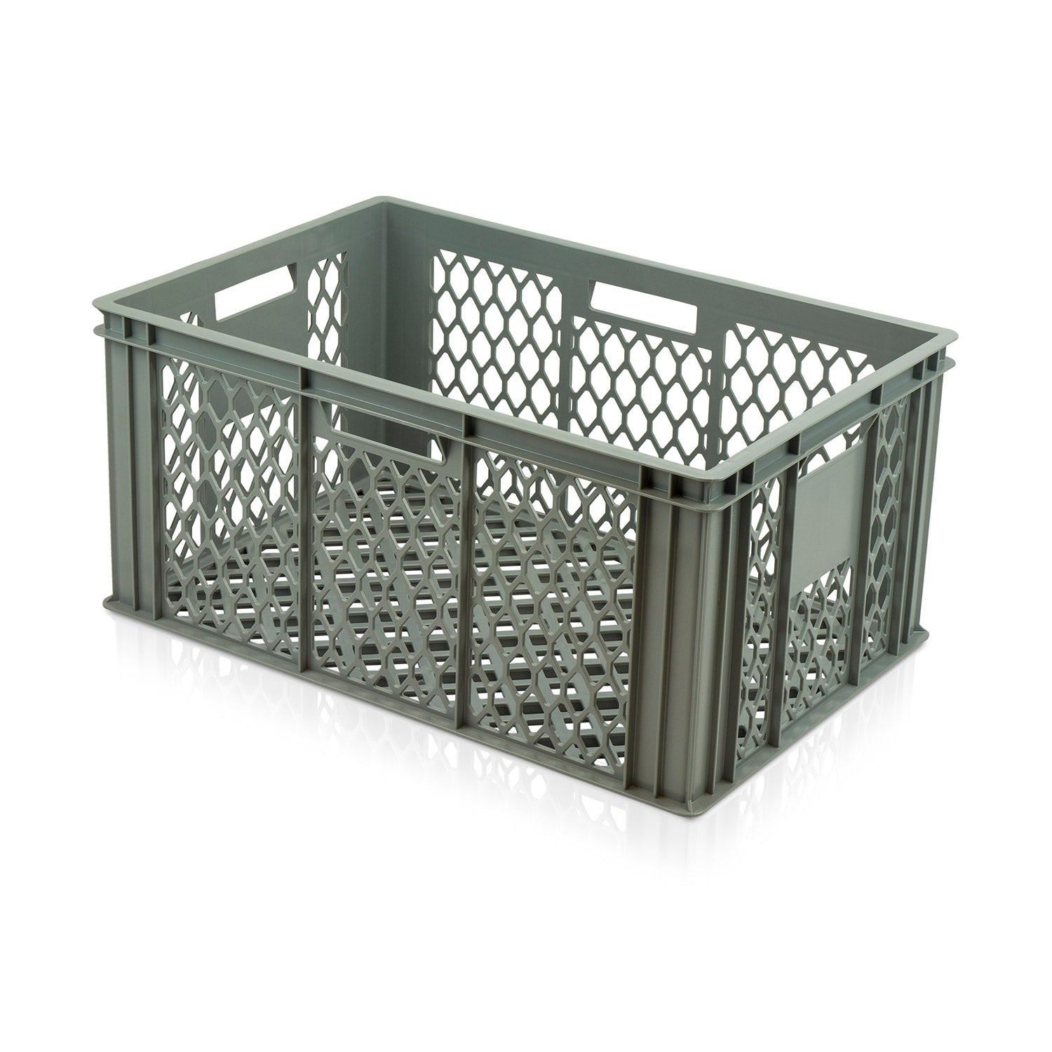 55L (600x400x285mm) Perforated Euro Container – Storage Box Shop