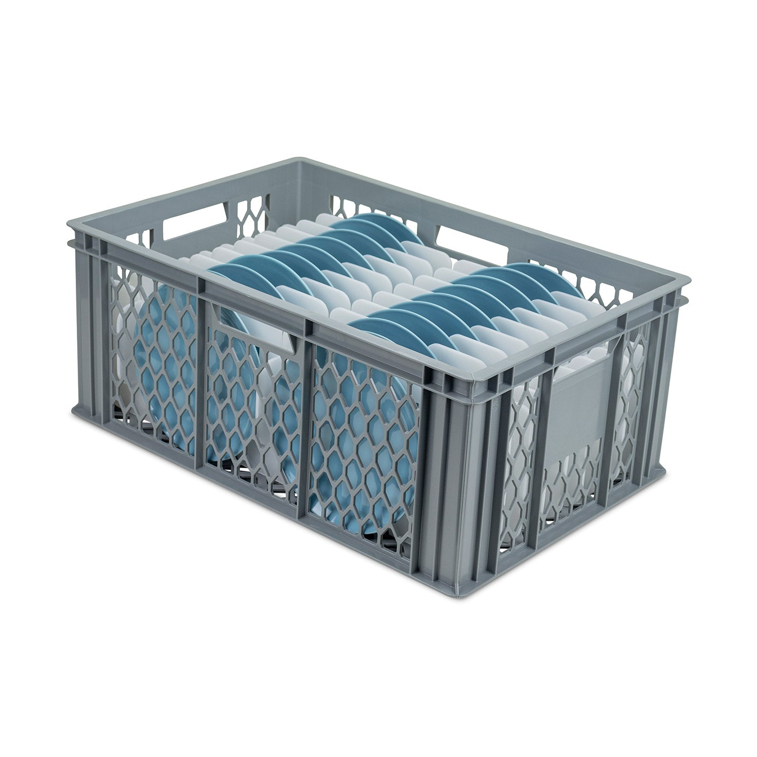 Ventilated Plate Wash & Store Crates (600x400mm) – Storage Box Shop