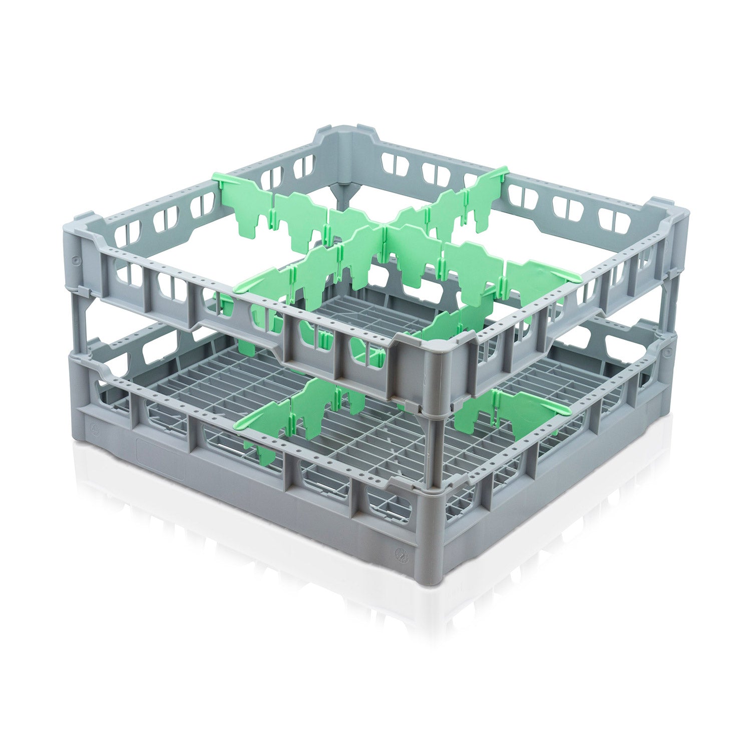 Open Bowl & Cup Rack - 4 Compartments | Storage Box Shop