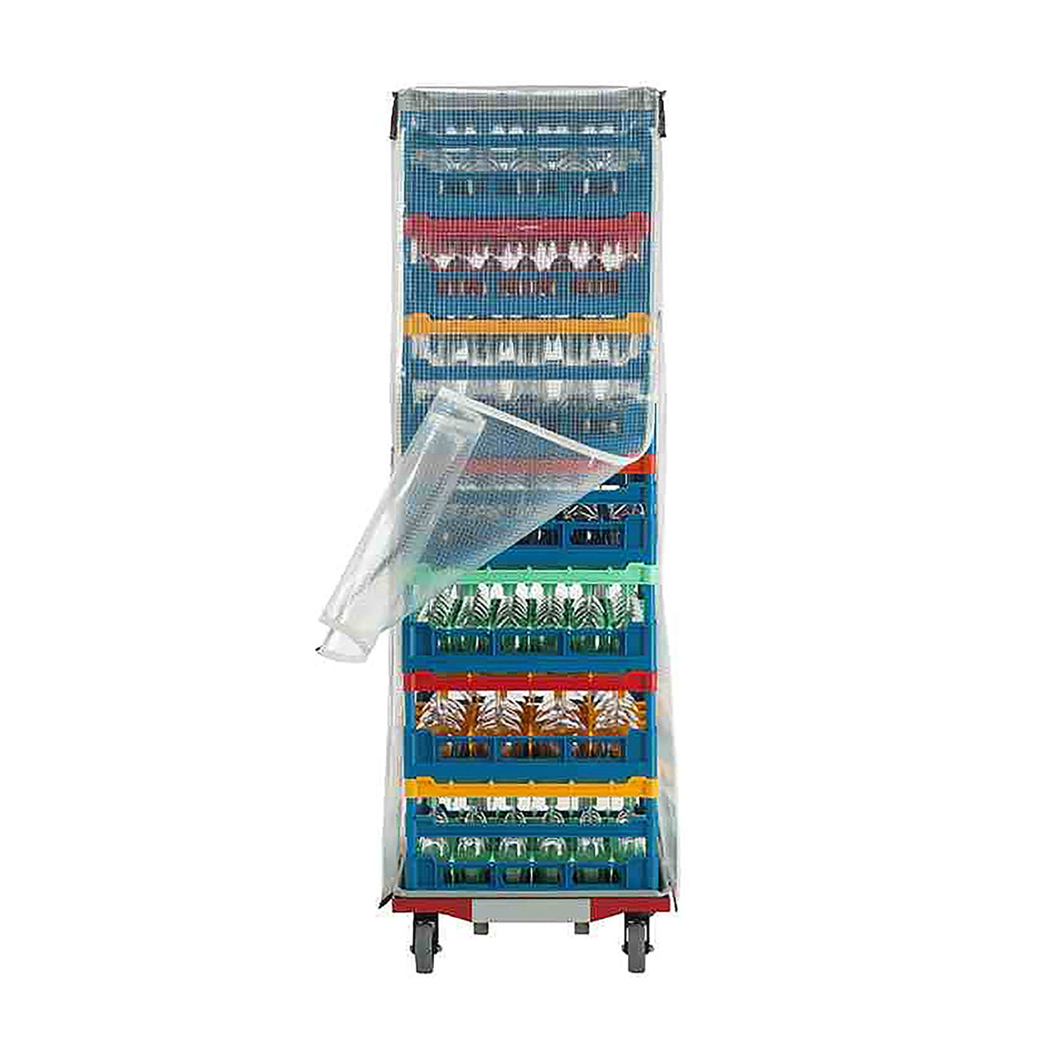 Heavy Duty Dishwasher Trolley - Glass | Storage Box Shop