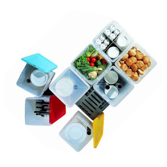 Transparent Plate Box With Lid - Plates | Storage Box Shop