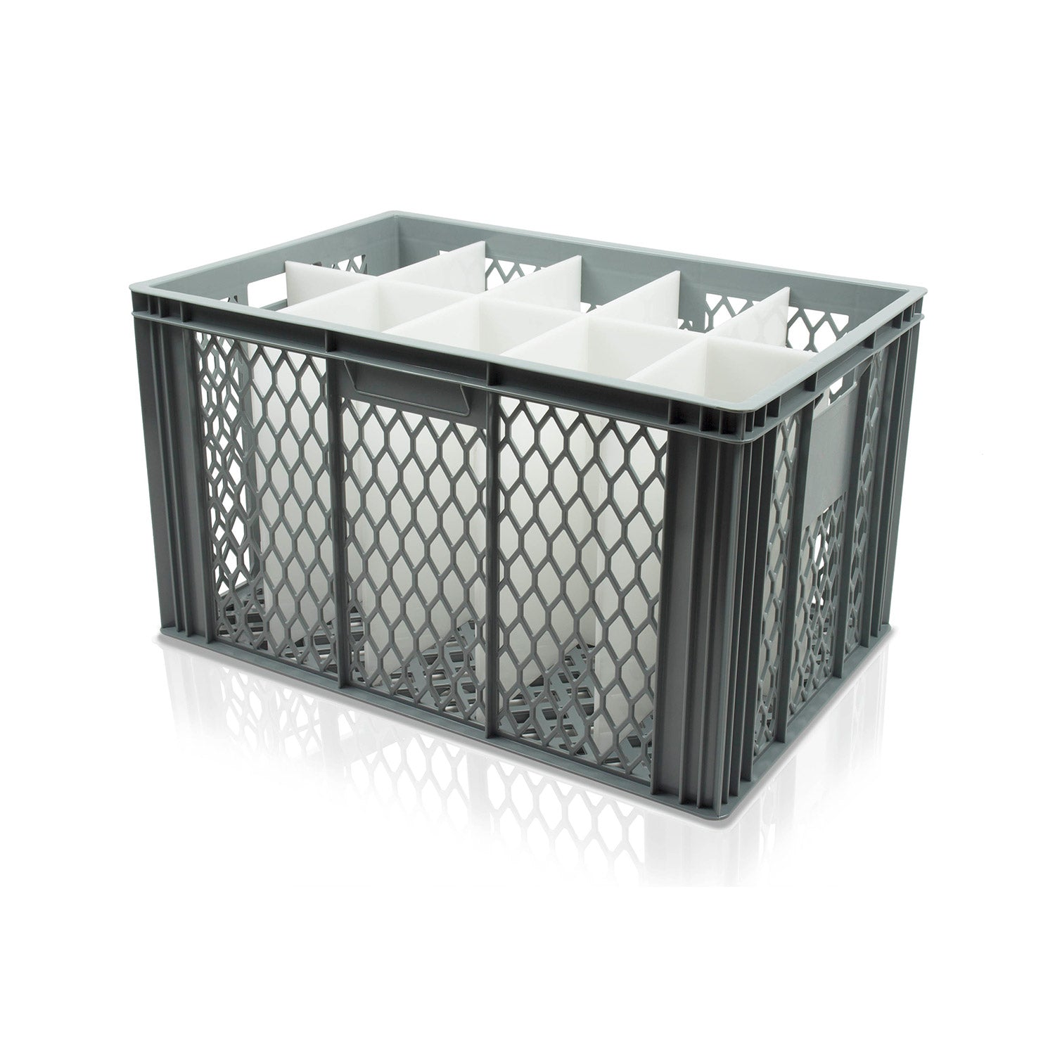 Wash and Store Crate for Jugs, Chinaware & Other Crockery 10 Cell (Cel ...