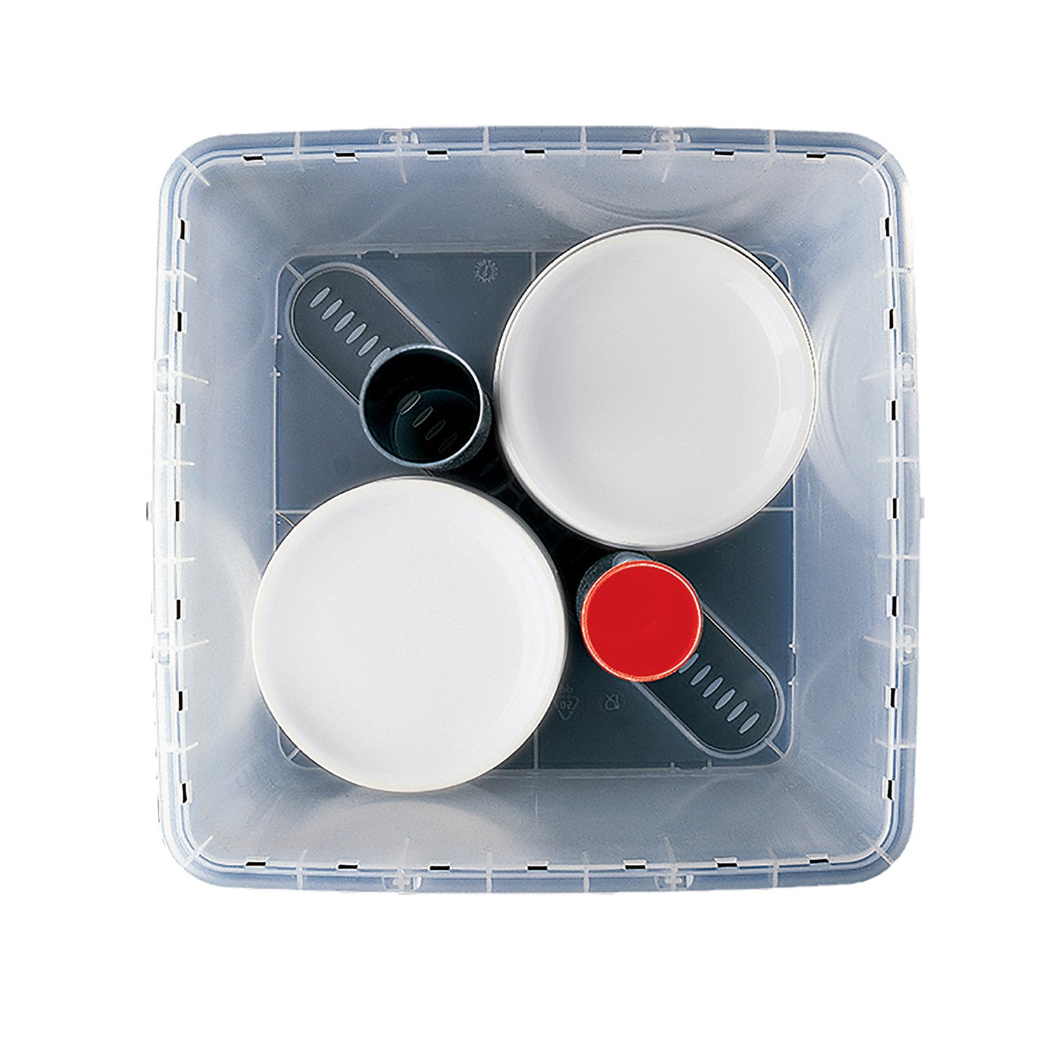 Transparent Plate Box With Lid - Plates | Storage Box Shop