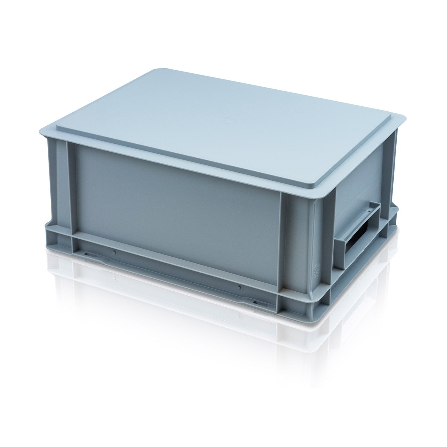 15L (400x300x175mm) Small Lidded Euro Container Box – Storage Box Shop