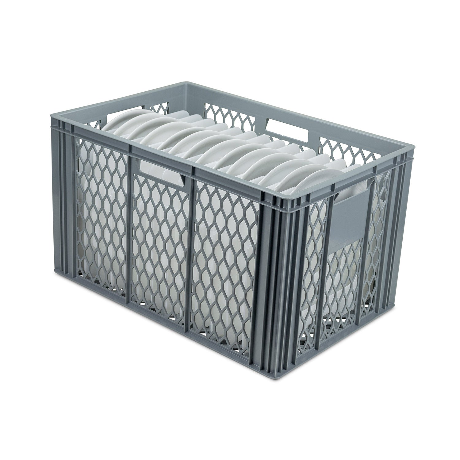 Ventilated Plate Wash & Store Crates (600x400mm) – Storage Box Shop